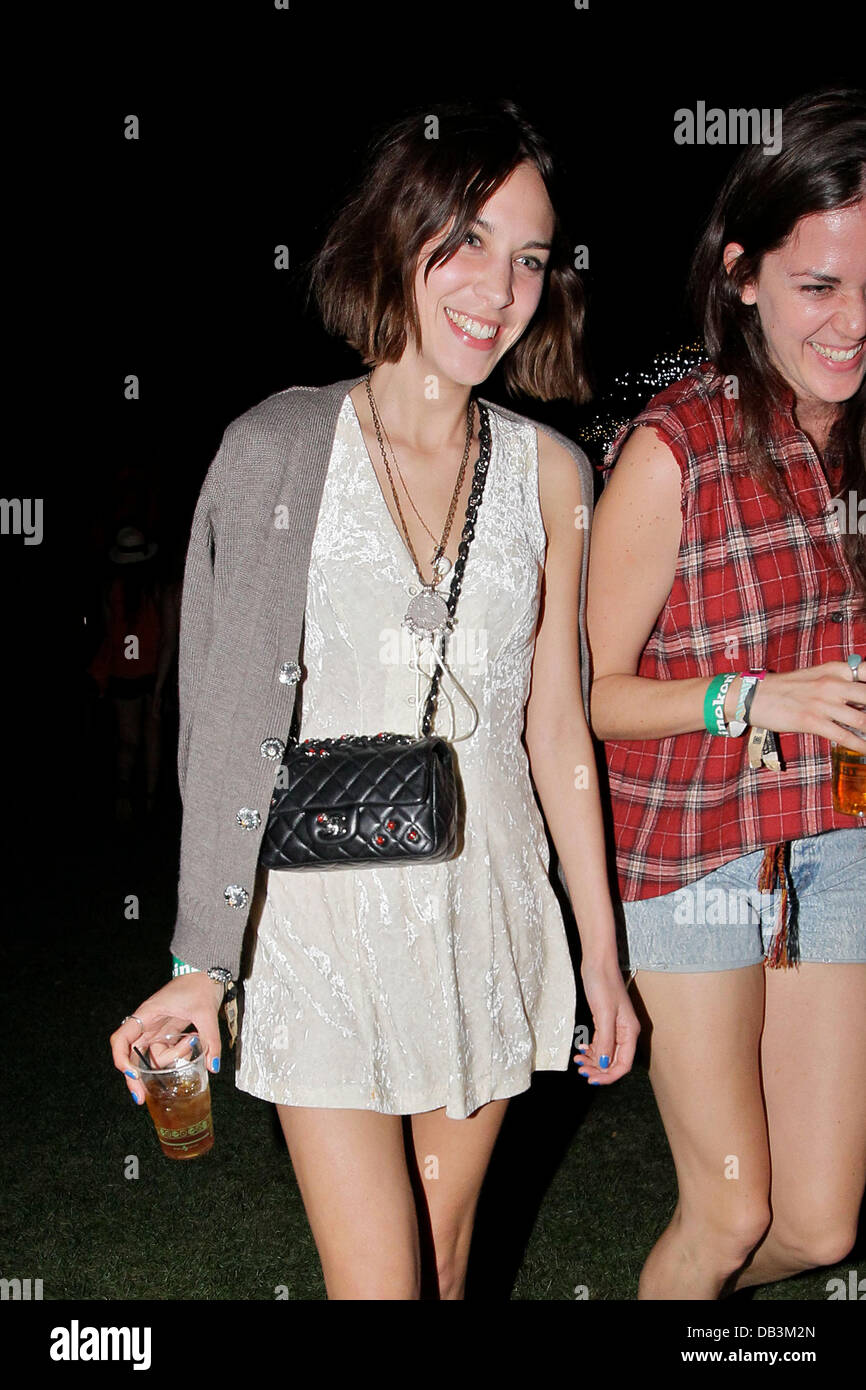 Alexa chung coachella music festival hi-res stock photography and ...