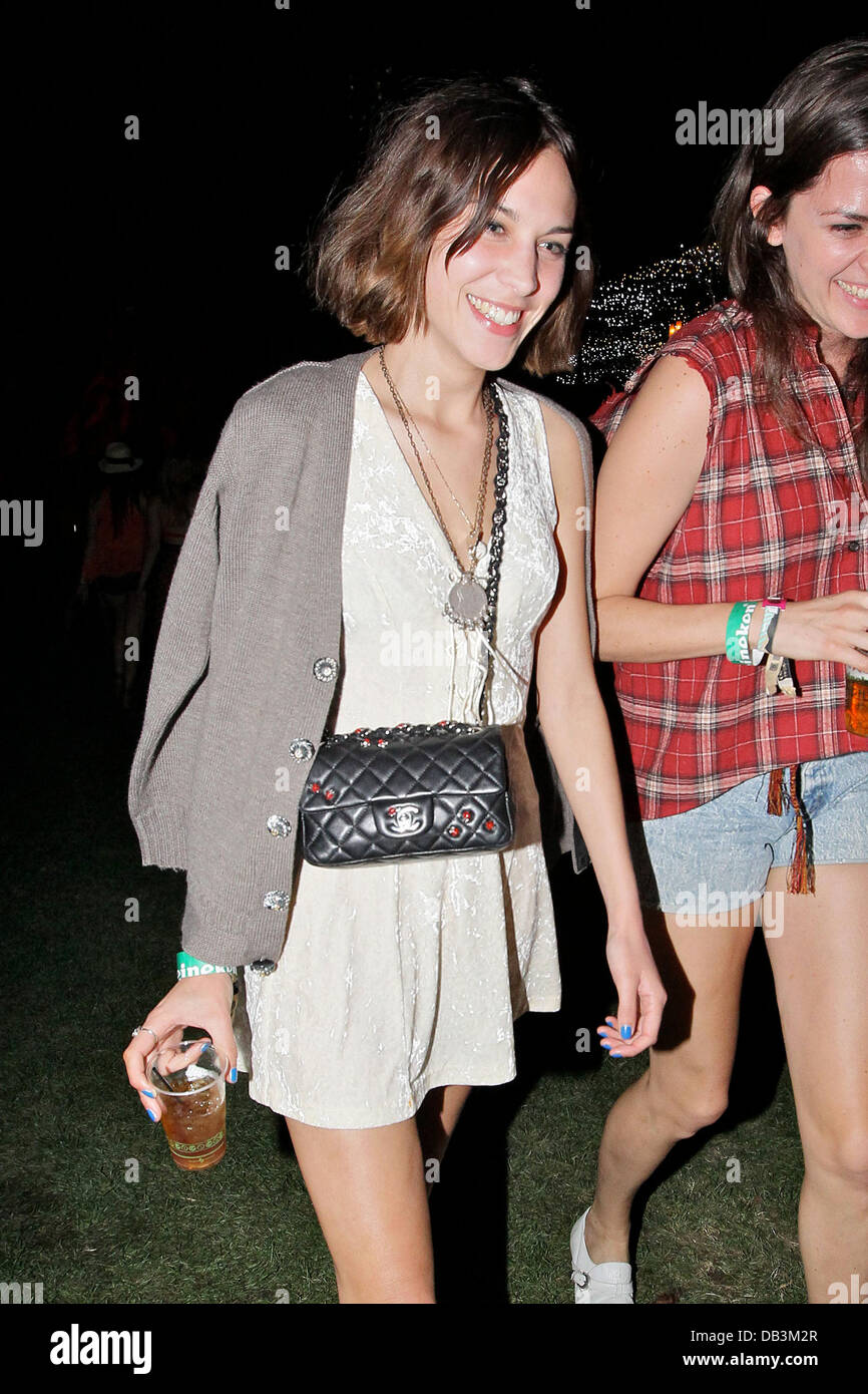 Alexa chung coachella music festival hi-res stock photography and ...