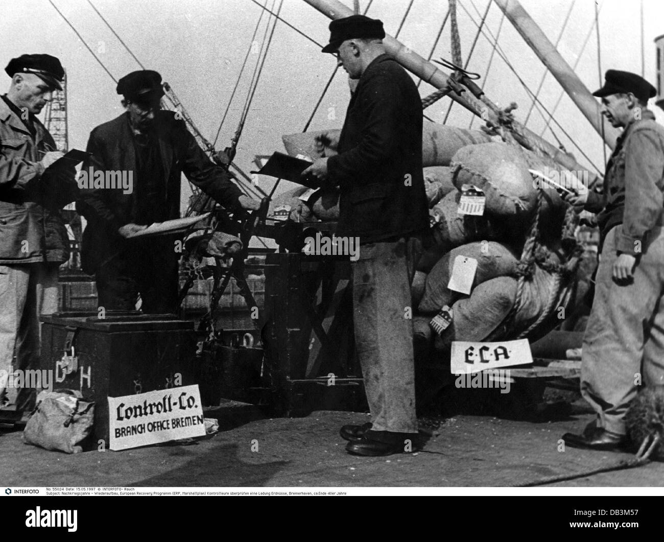 postwar period, reconstruction, European Recovery Program (ERP ...