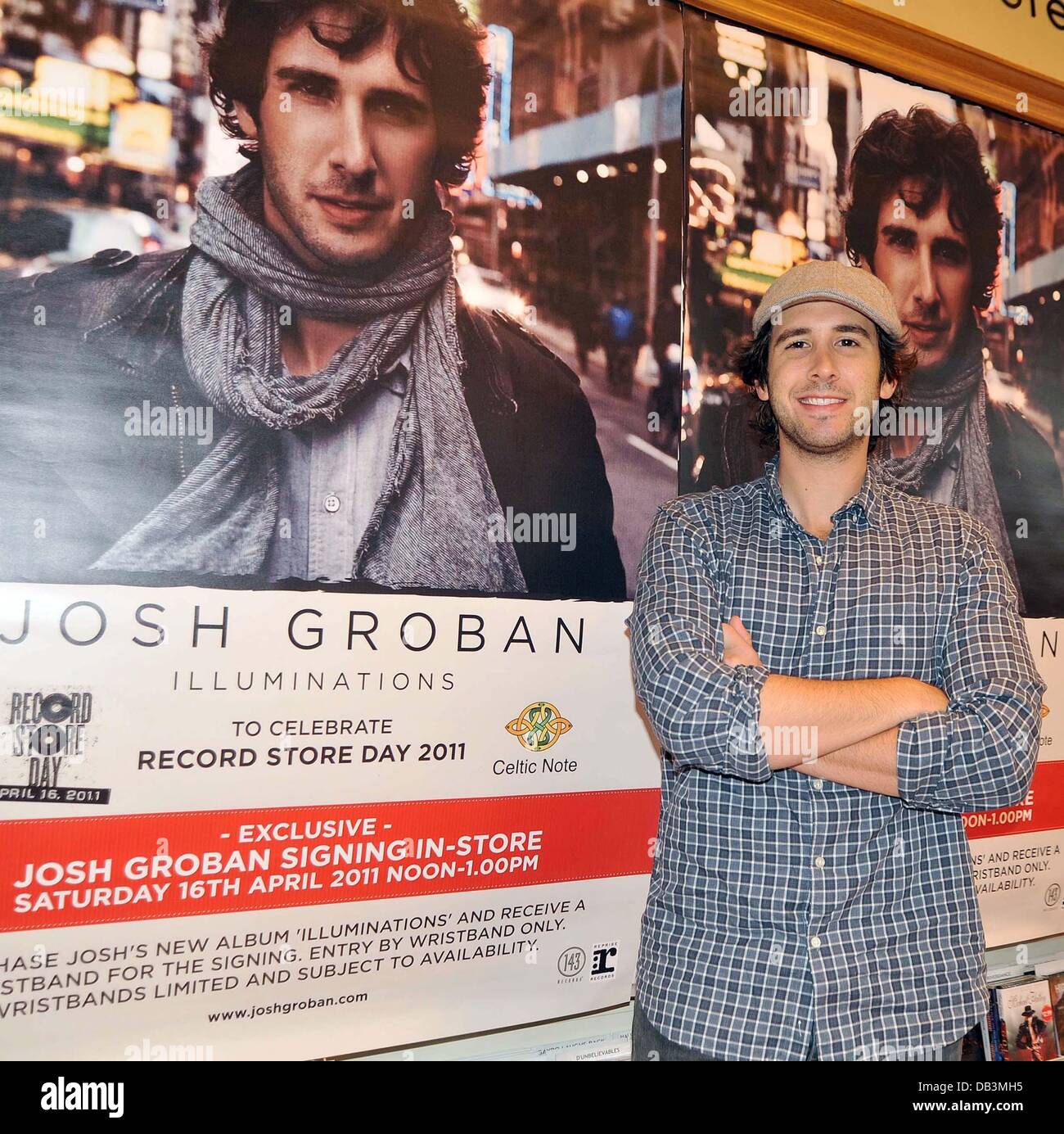 Josh Groban signs copies of his new album 'Illuminations' at Celtic ...