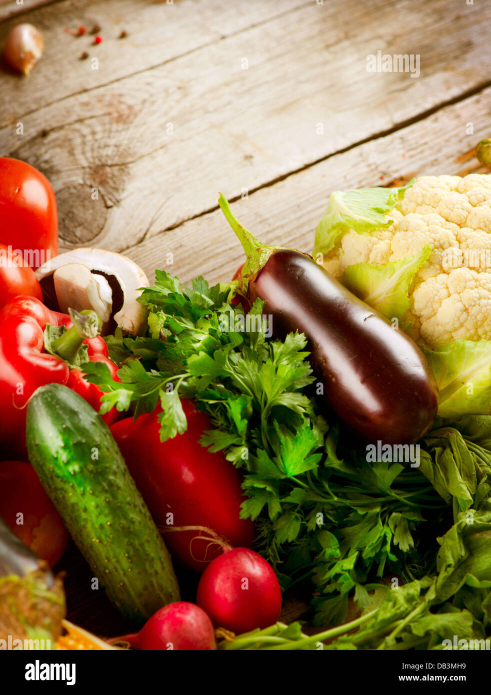Healthy Organic Vegetables. Bio Food Stock Photo - Alamy