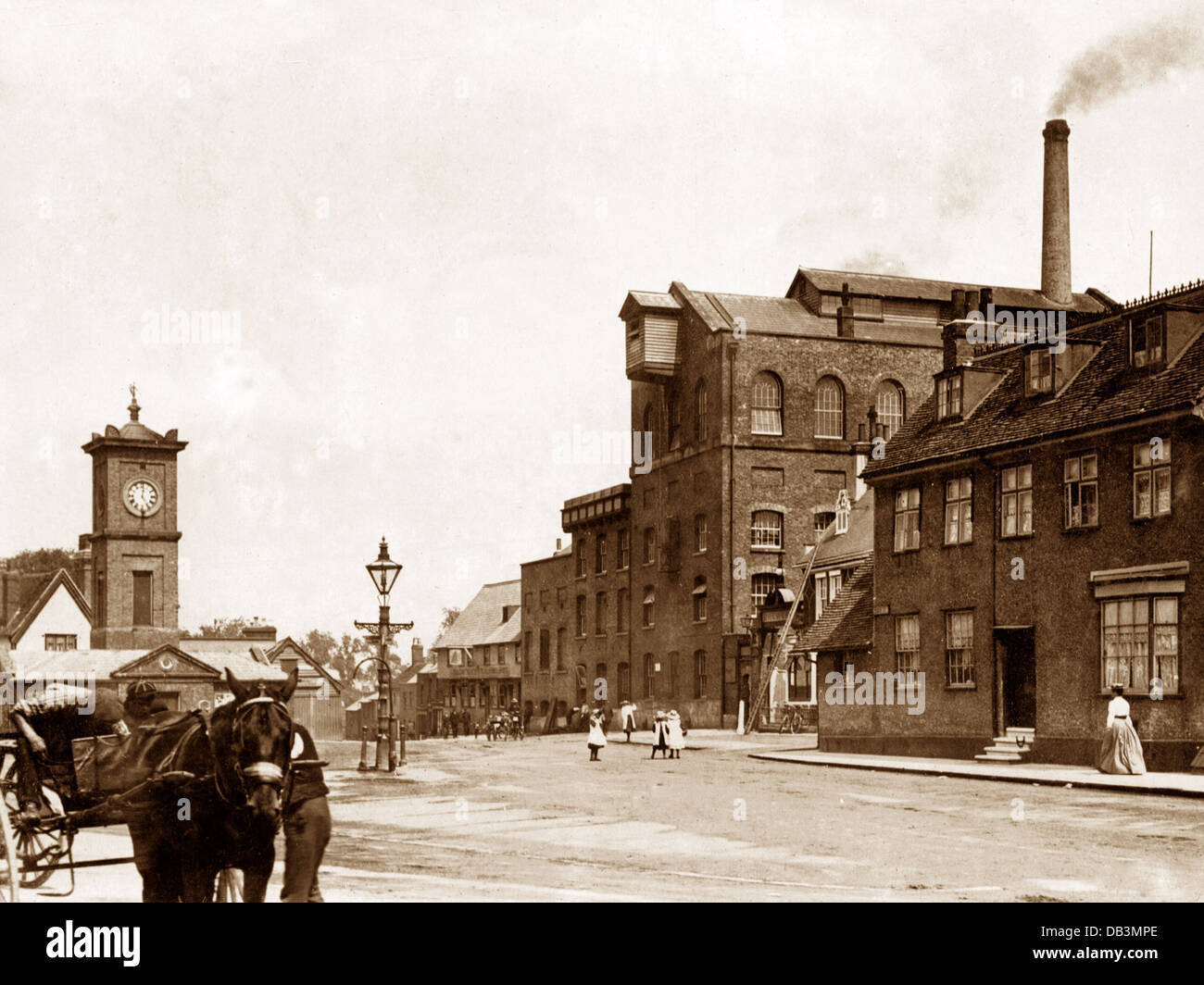 Hoddesdon early 1900s Stock Photo - Alamy