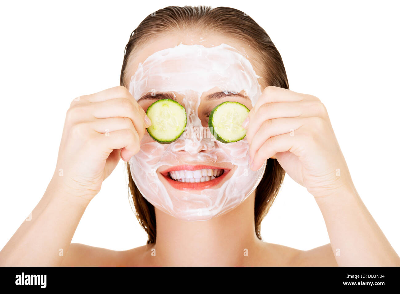 Cucumber spa treatment hi-res stock photography and images - Alamy