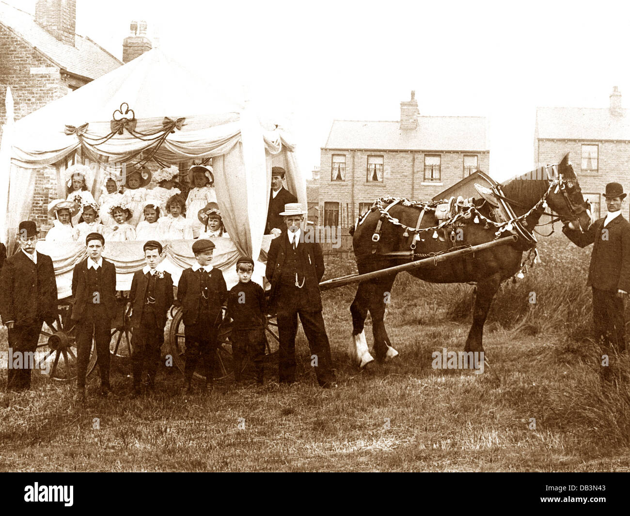 Honley Show early 1900s Stock Photo - Alamy
