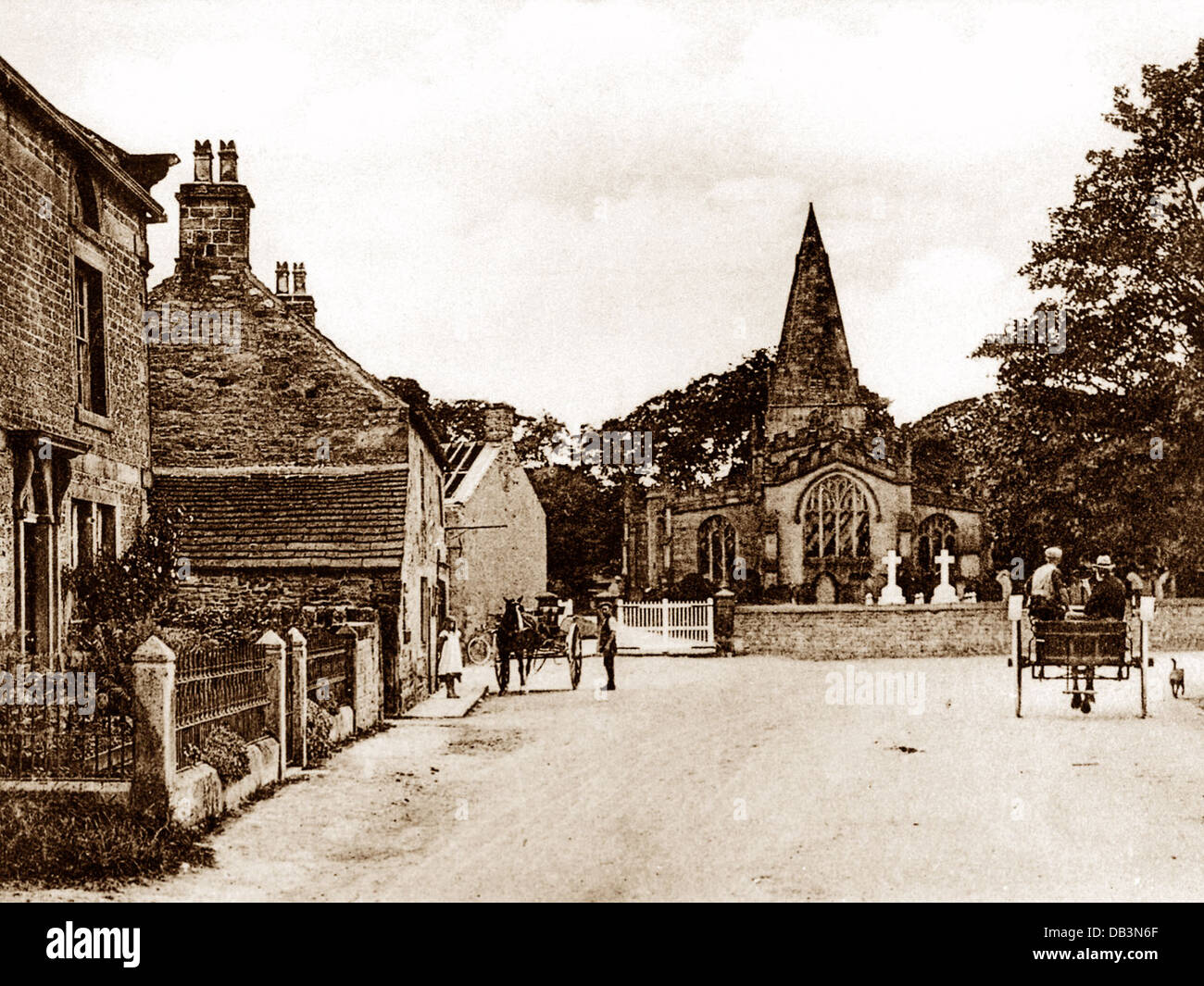 Hope Market Place early 1900s Stock Photo - Alamy