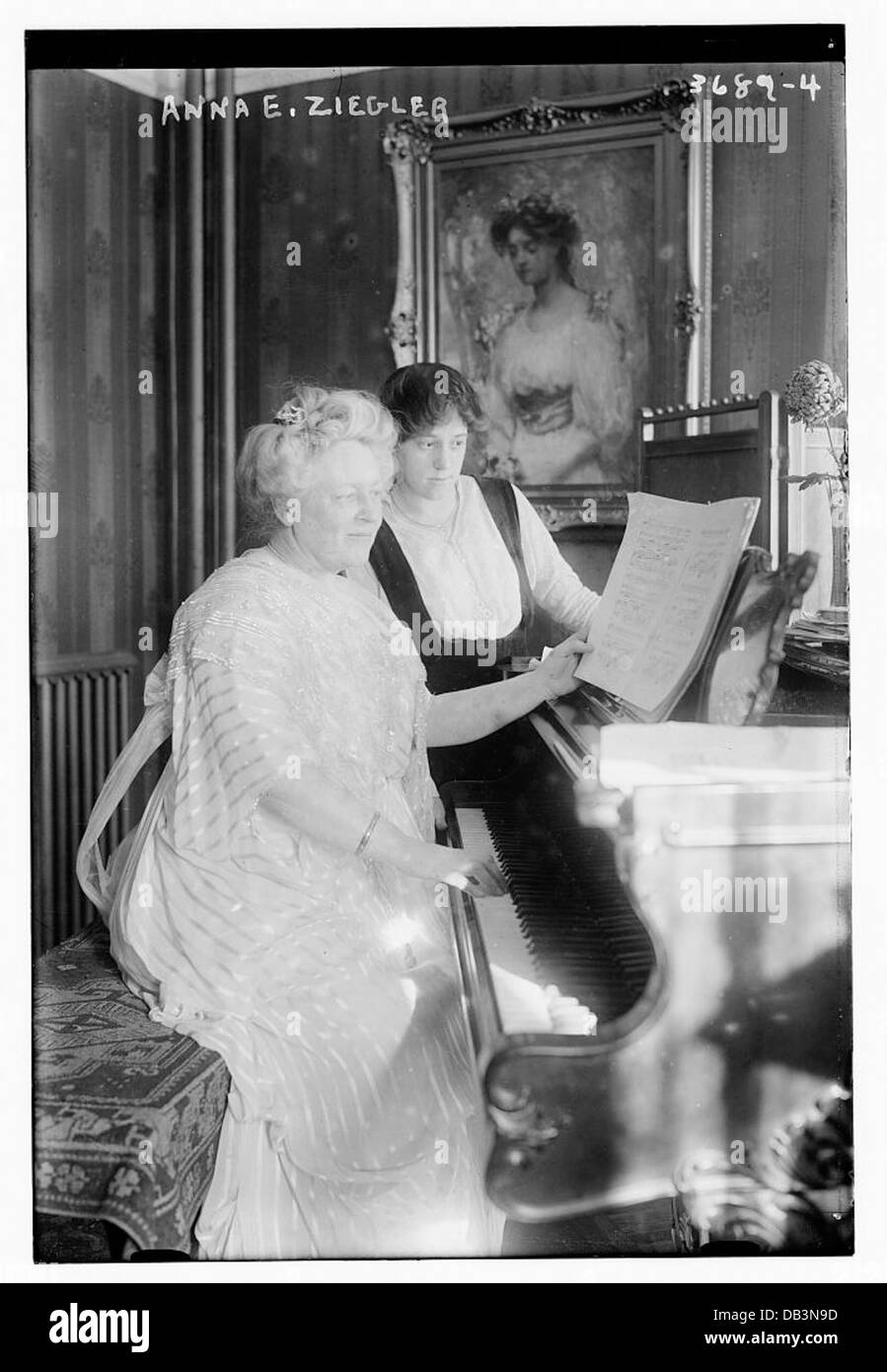 This photograph from the Library of Congress features Anna Ziegler ...