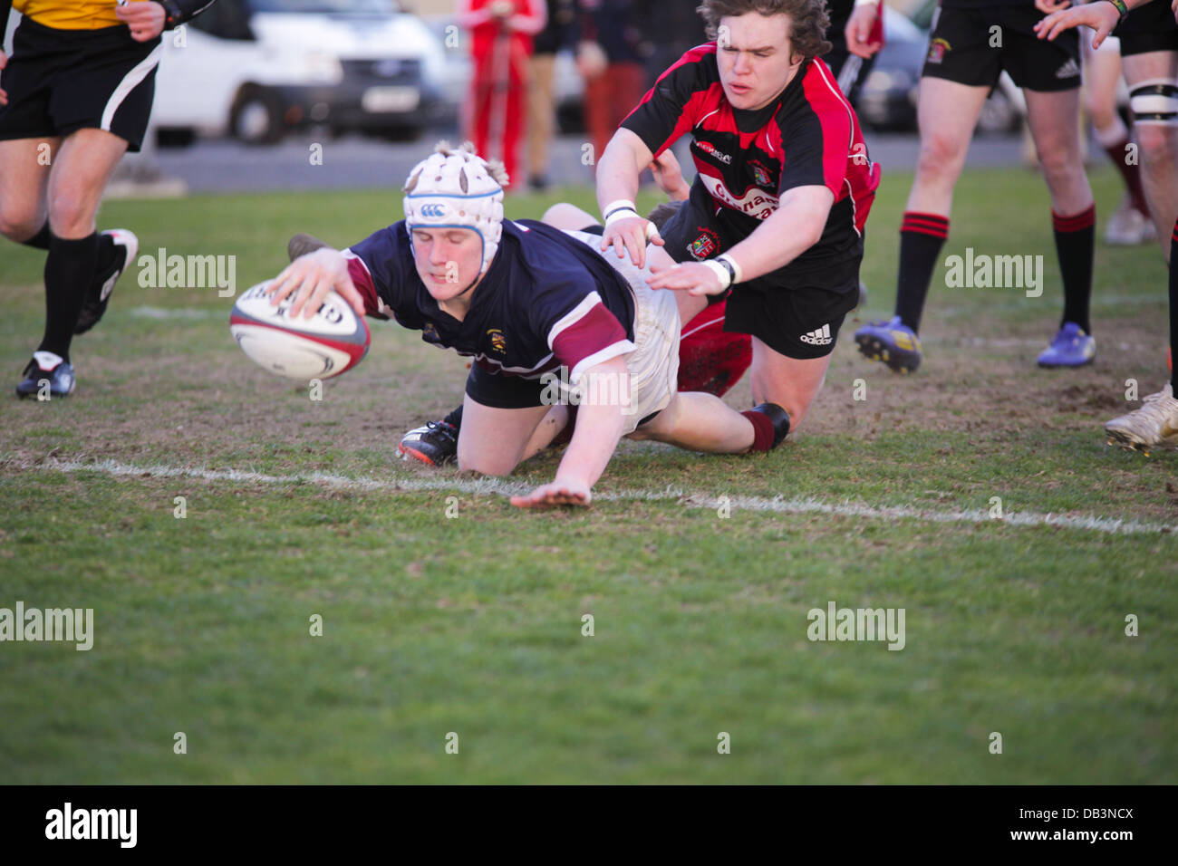 High school rugby hi-res stock photography and images - Alamy
