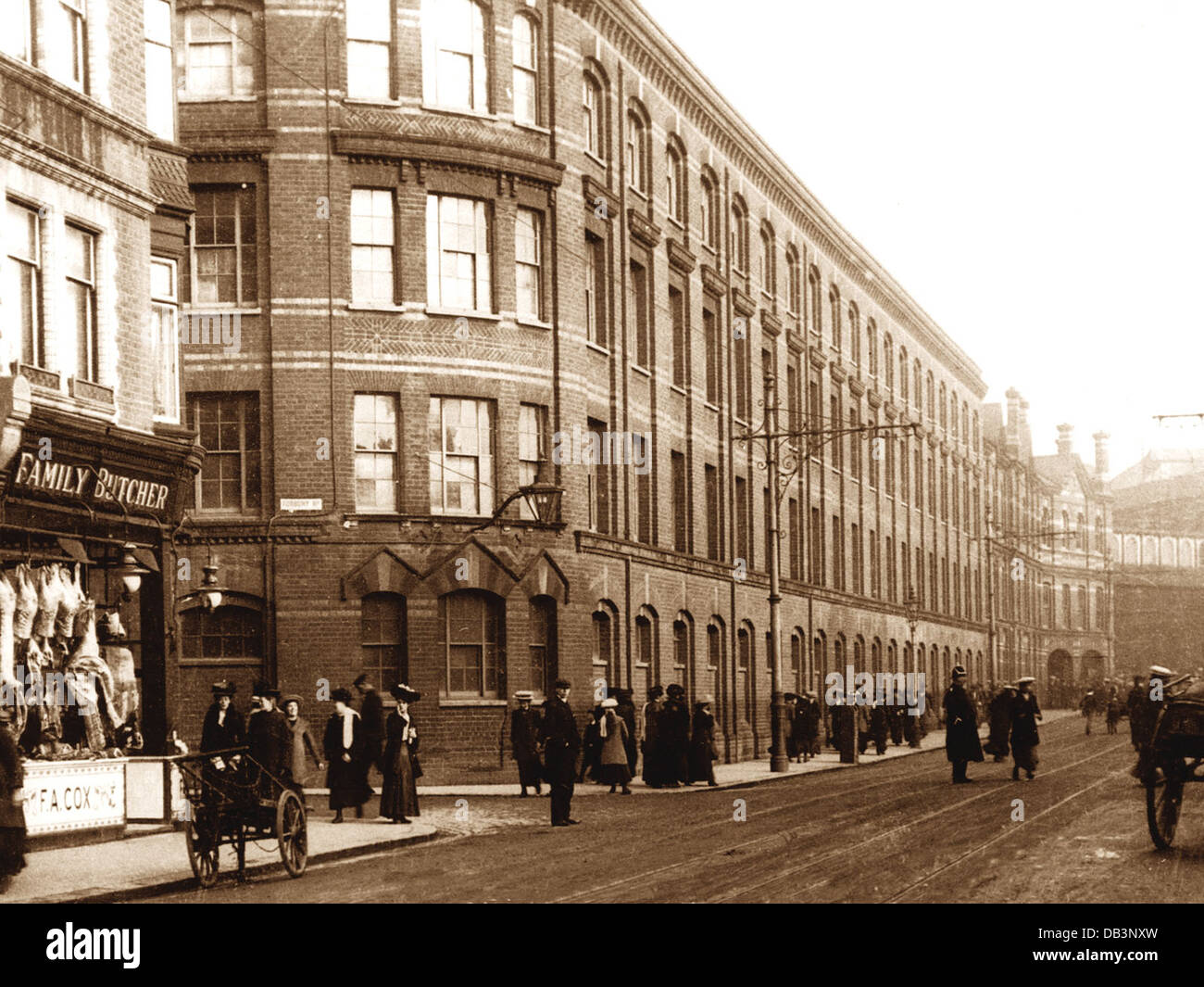 Reading Biscuit Factory early 1900s Stock Photo - Alamy