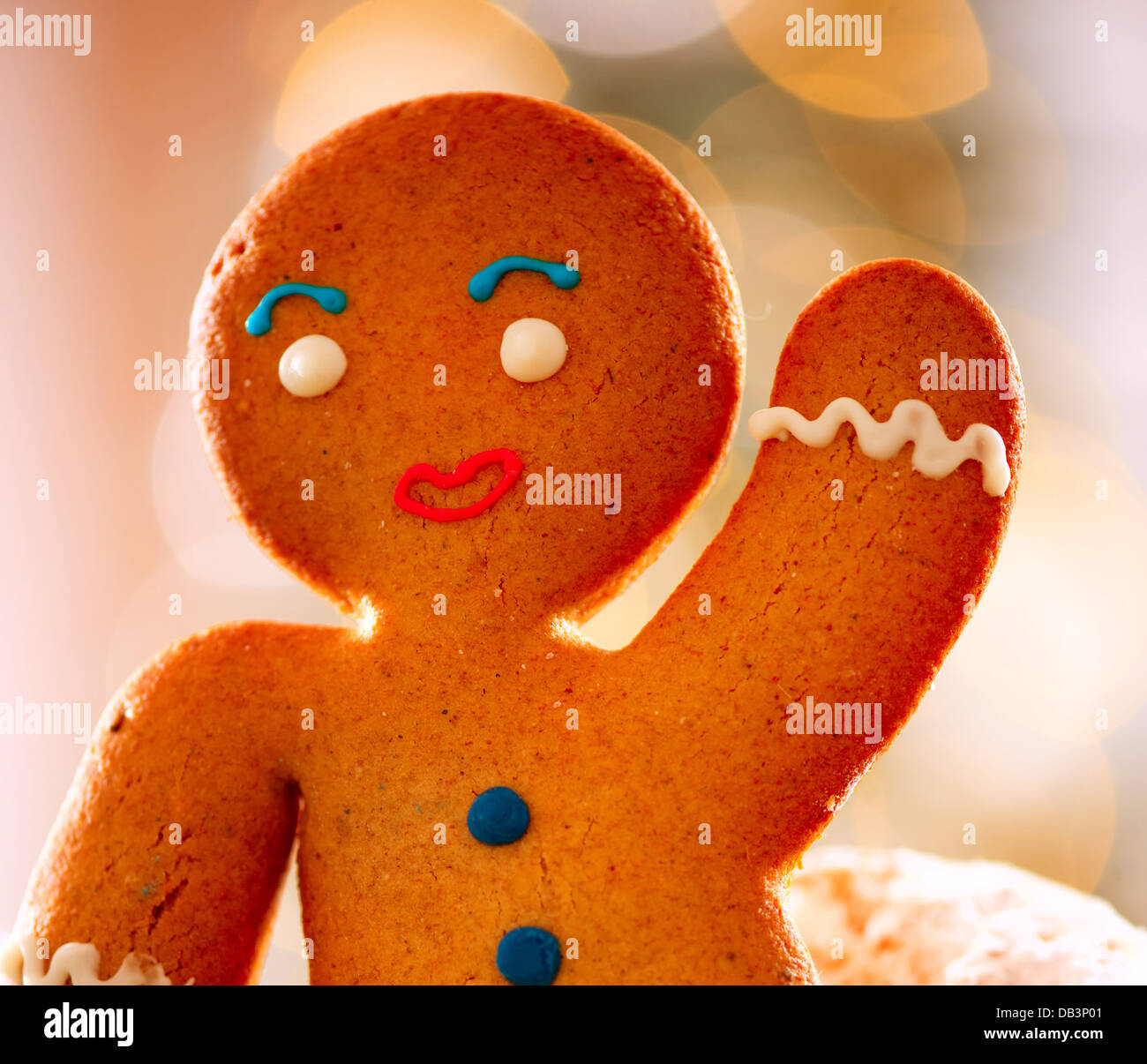Gingerbread Man. Christmas Holidays Stock Photo - Alamy