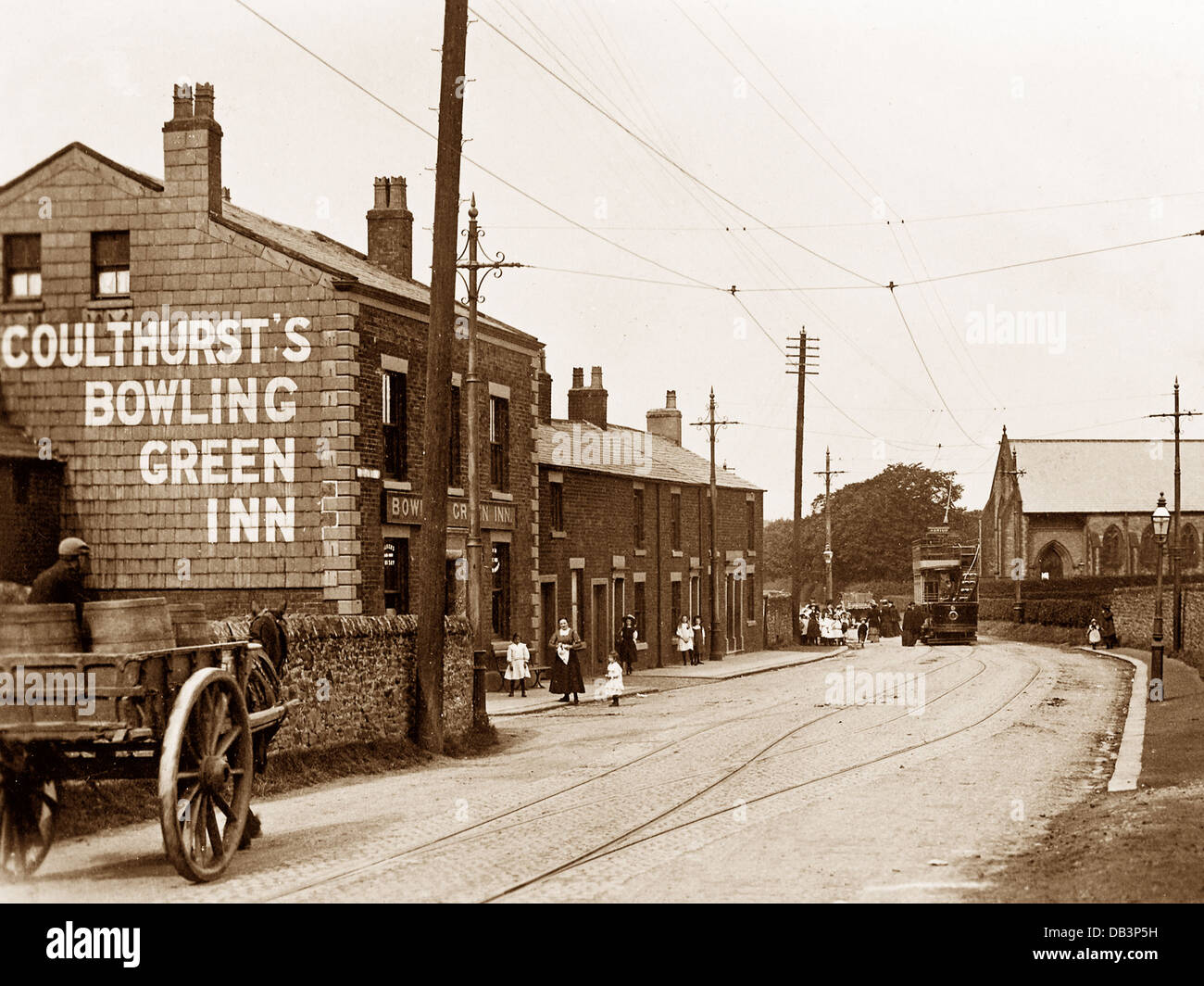 Ribbleton near Preston early 1900s Stock Photo - Alamy
