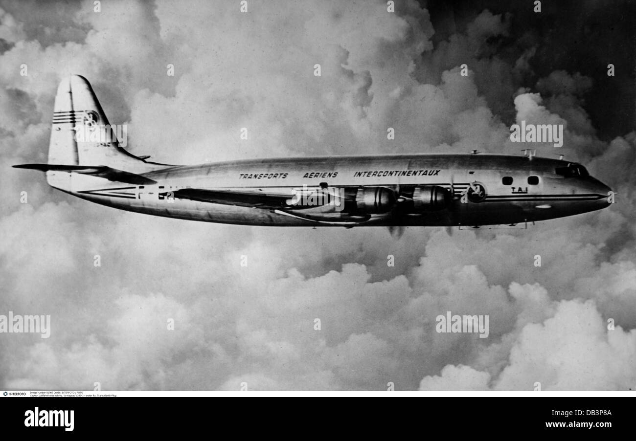 transport / transportation, aviation, French "Armagnac", first French ...