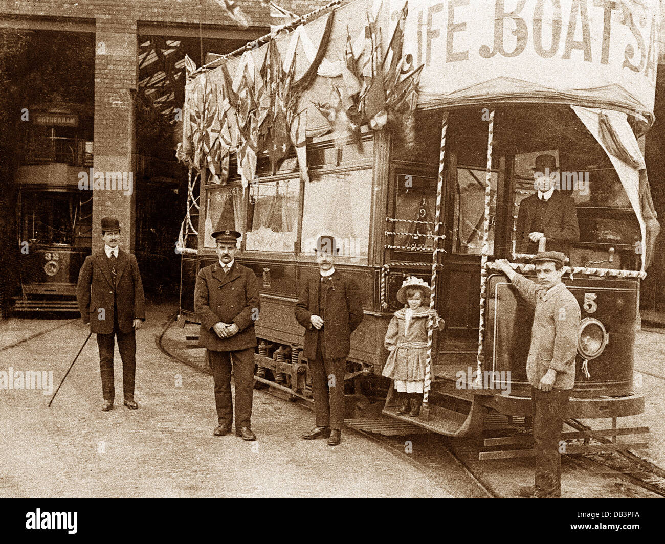 Rotherham Tram early 1900s Stock Photo - Alamy