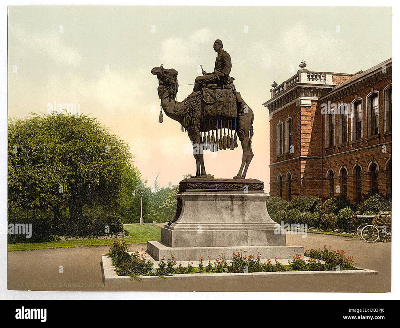 This photograph captures the Gordon Memorial located in New Brompton ...