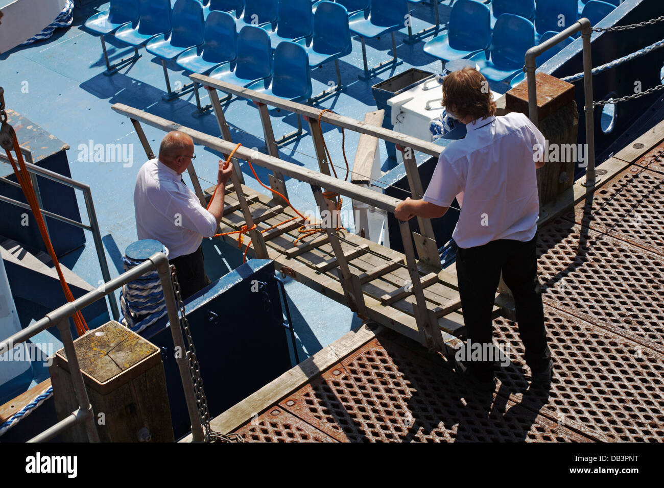 Gangplank positioning pleasure boat hi-res stock photography and images ...