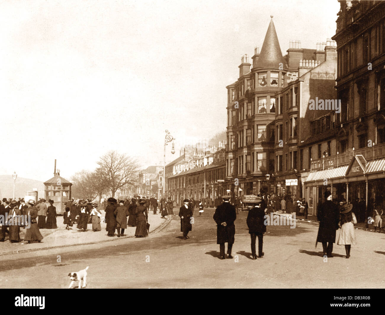 Rothesay Isle of Bute East Princes Street Victorian period Stock Photo ...