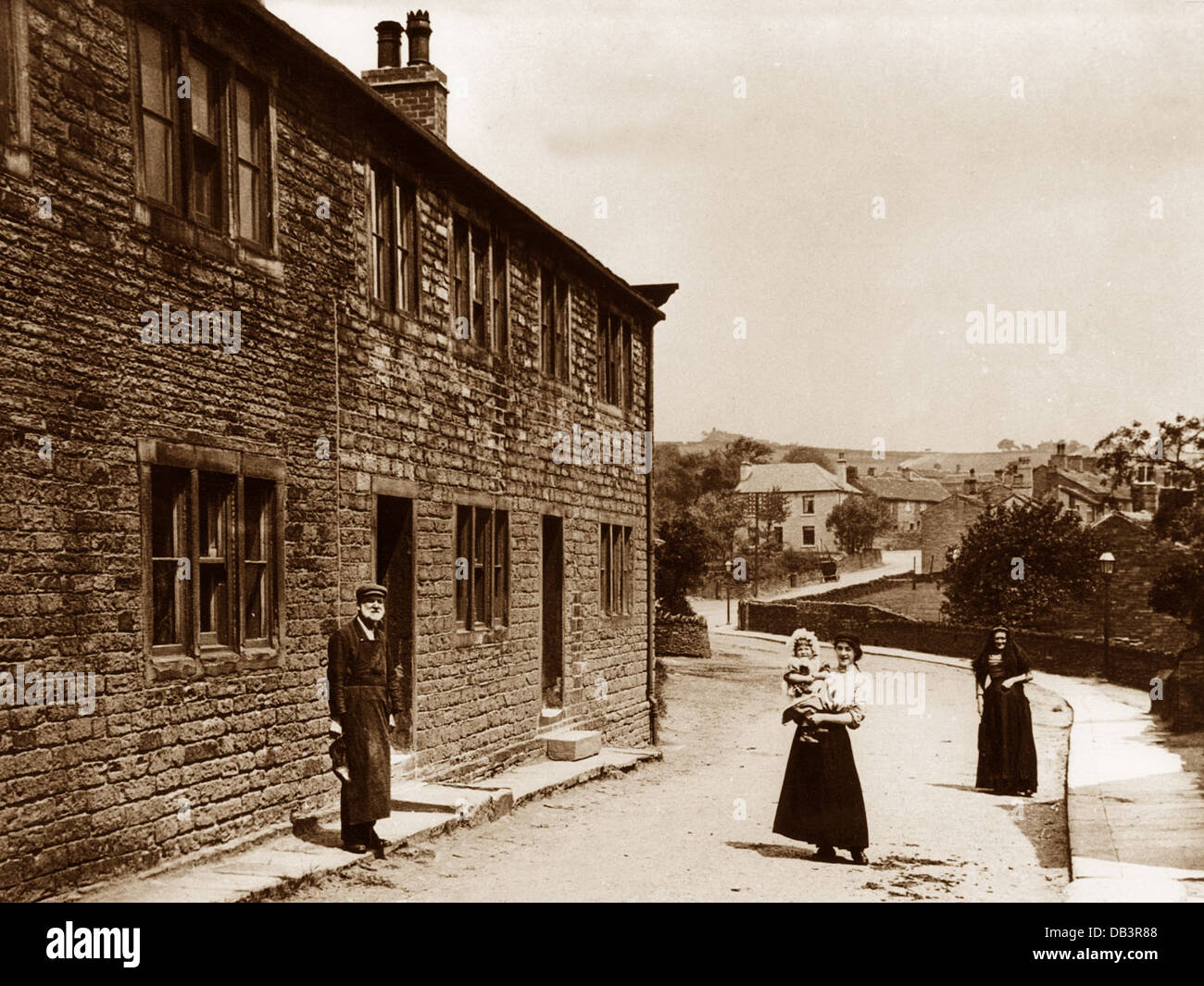 Kirkheaton Field Head early 1900s Stock Photo - Alamy