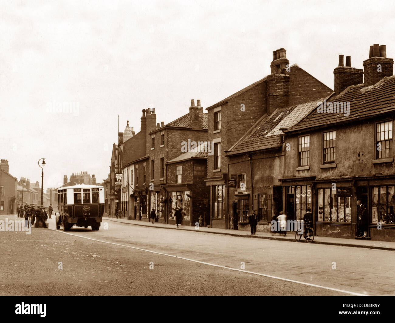 Knottingley Aire Street probably 1920s Stock Photo - Alamy