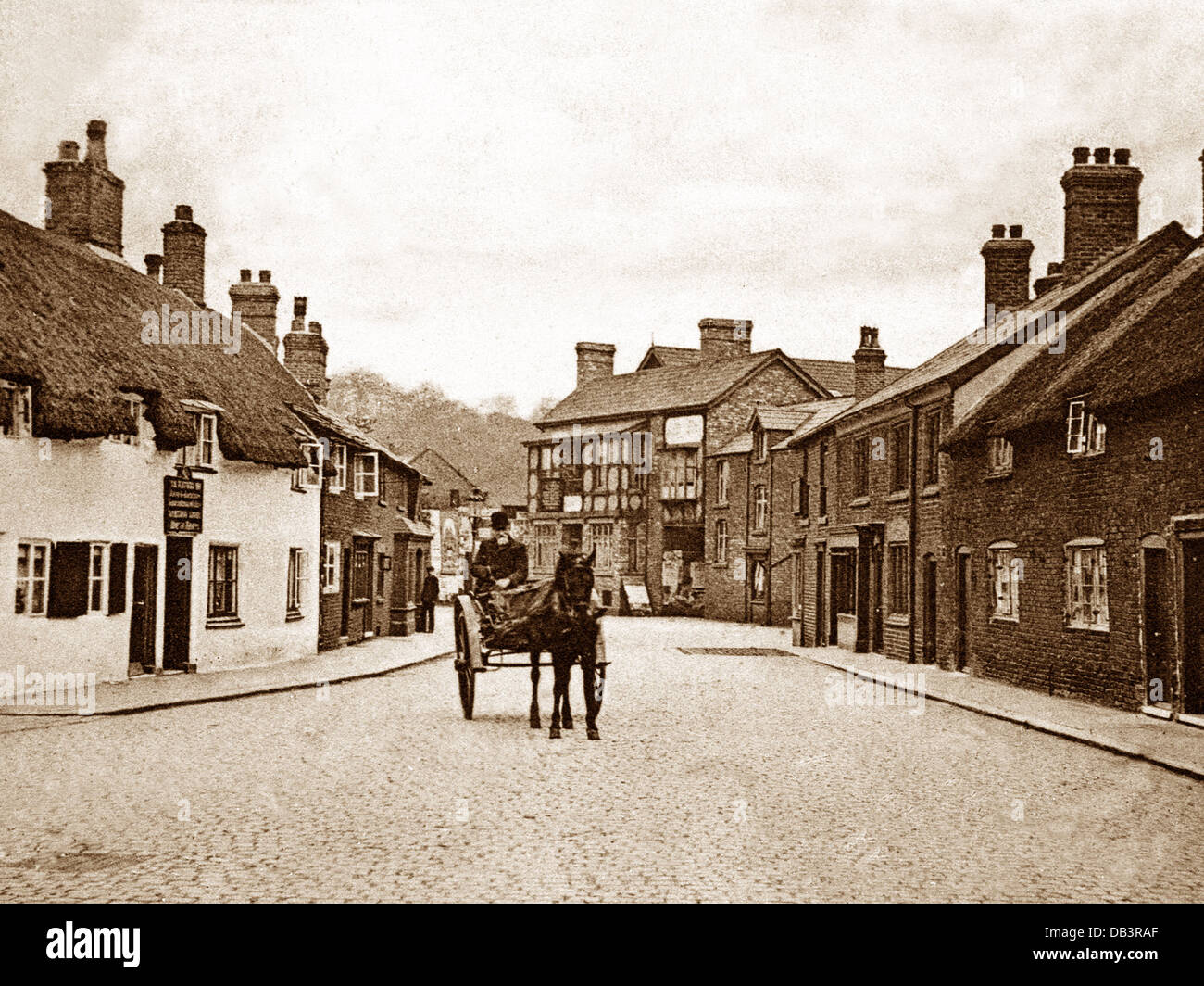 Knutsford Tatton Street early 1900s Stock Photo - Alamy
