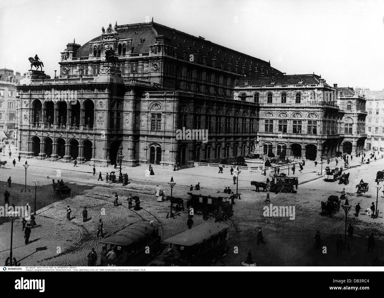 geography / travel, Austria, Vienna, opera house, before 1896 ...