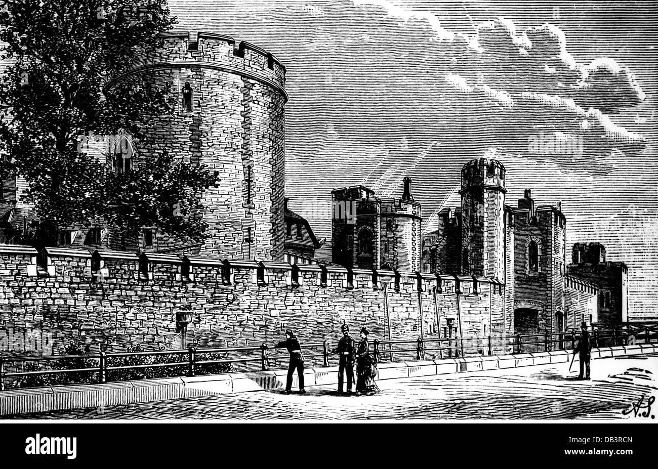 geography / travel, Great Britain, London, Tower, exterior view, New ...