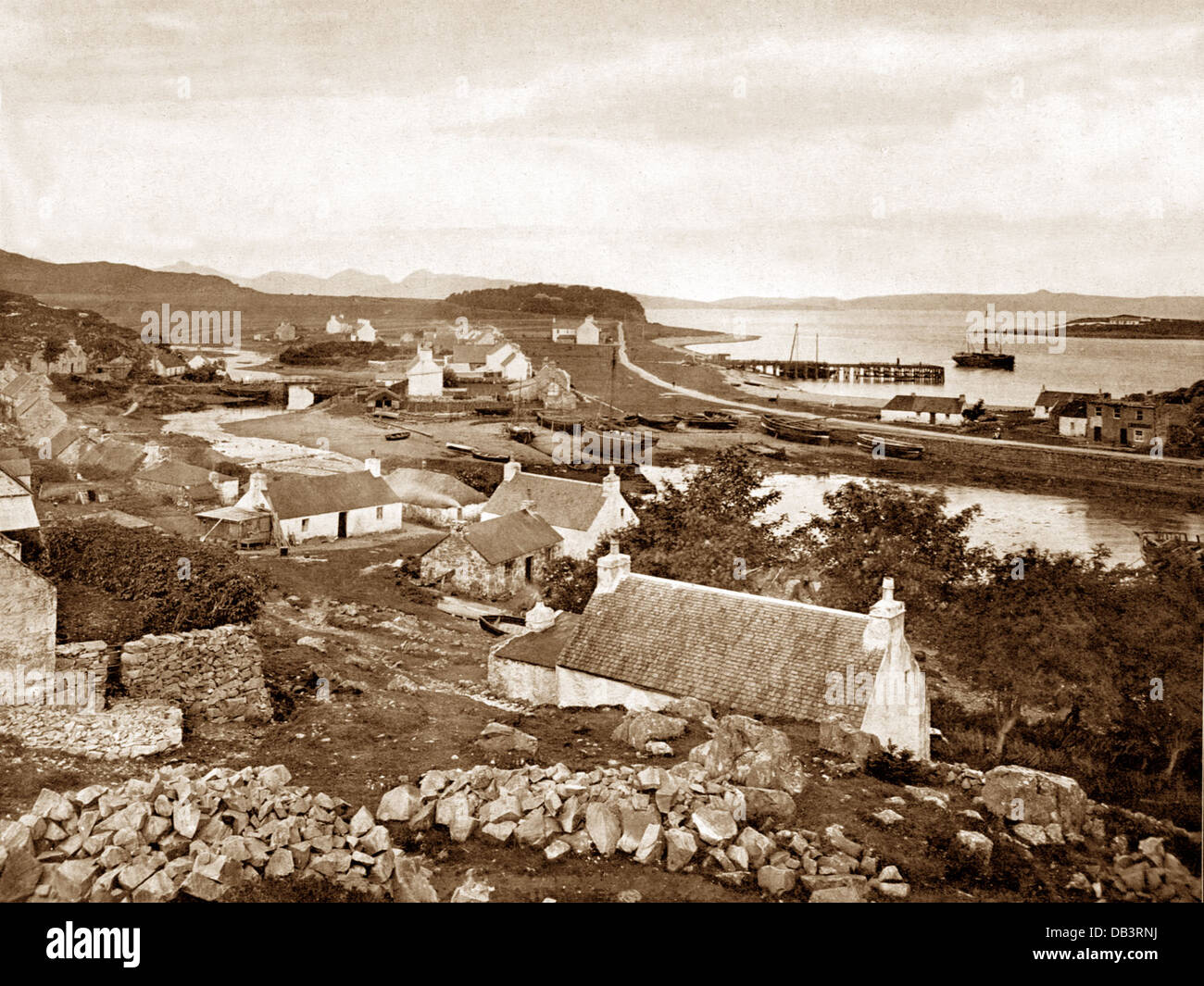 Kyleakin Victorian period Stock Photo - Alamy