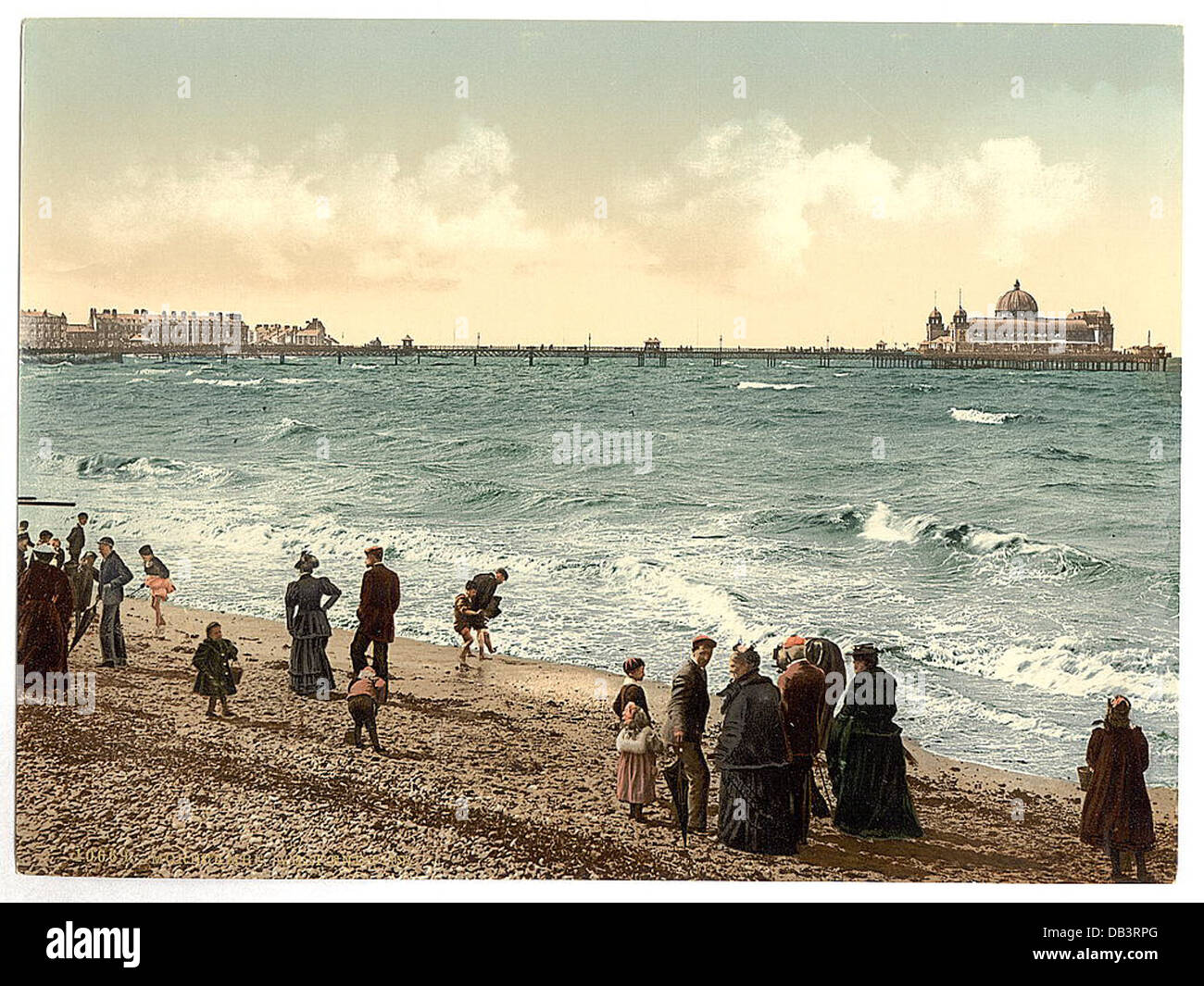 This photograph from the Library of Congress depicts the West End Pier ...