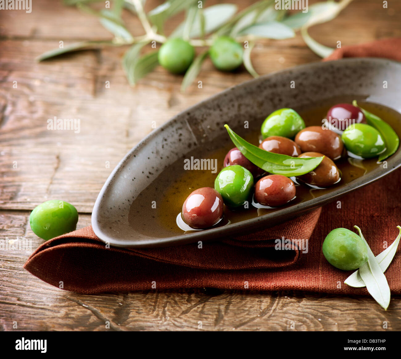Olives virgin olive oil hi-res stock photography and images - Alamy