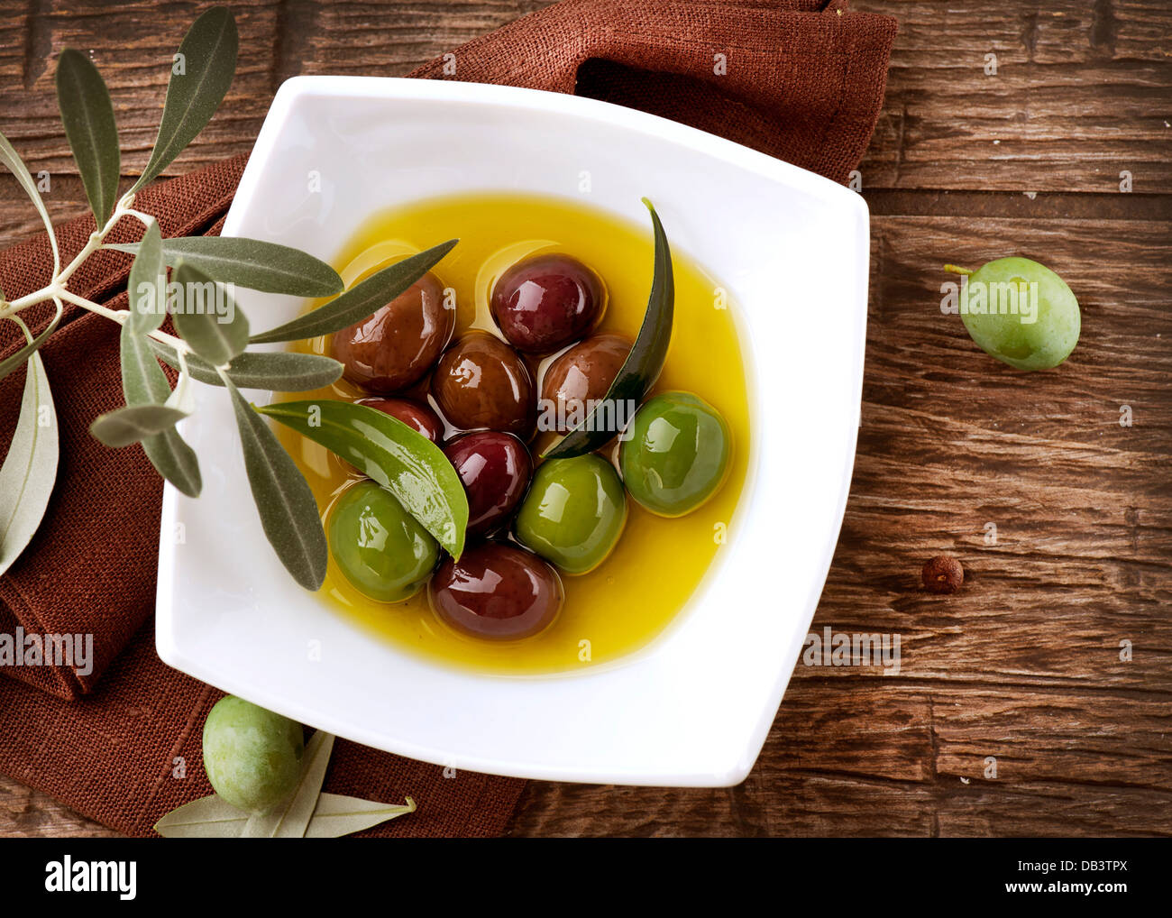 Table setting greek olive hi-res stock photography and images - Alamy