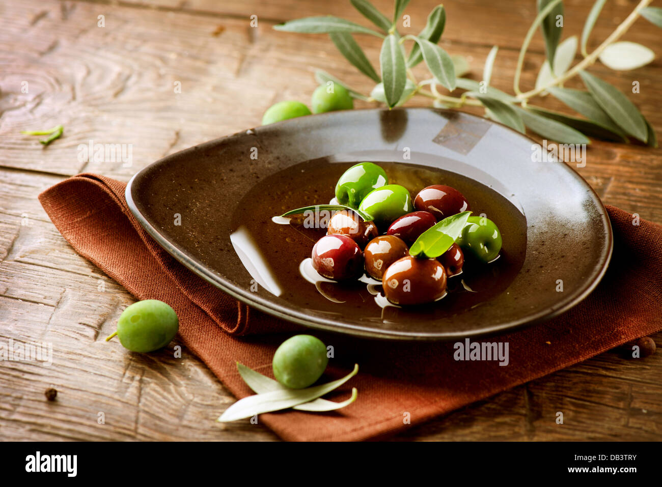 Table setting greek olive hi-res stock photography and images - Alamy