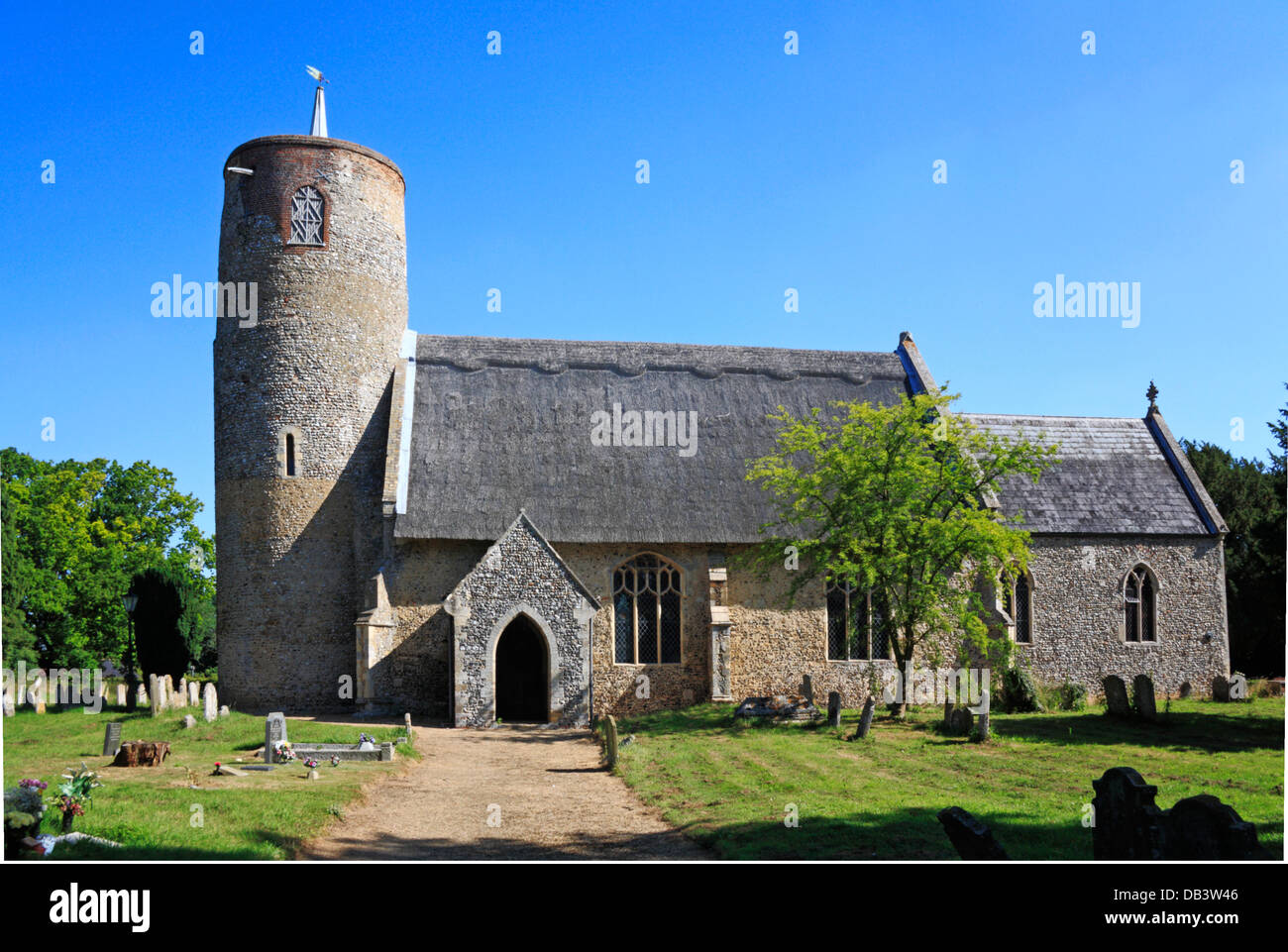 A view of the parish church of St Margaret at Seething, Norfolk ...