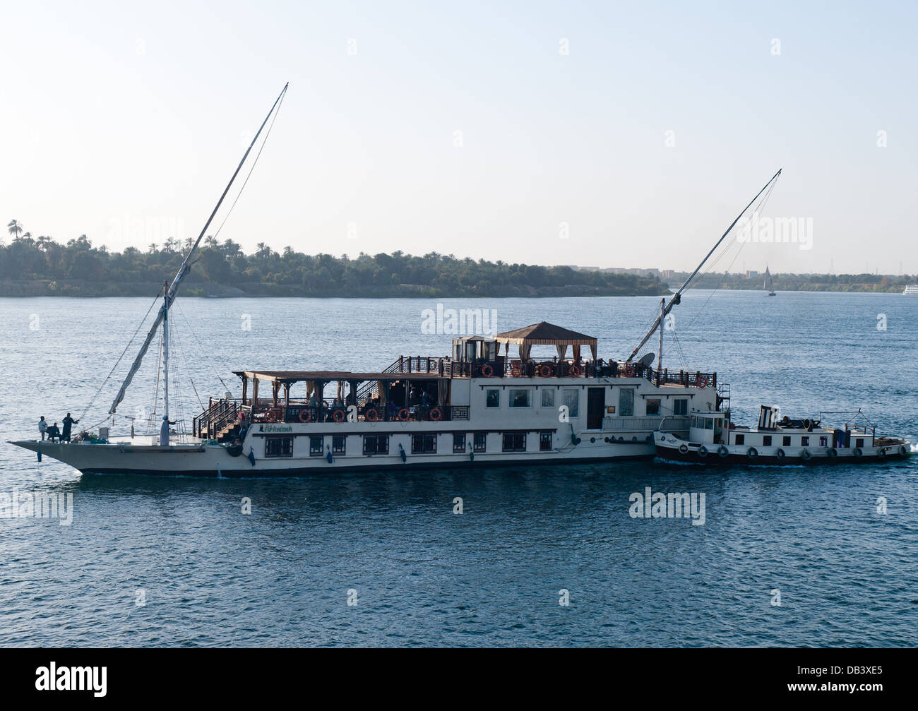 Boat on Nile River, Kom Ombo, Egypt, Africa Stock Photo - Alamy
