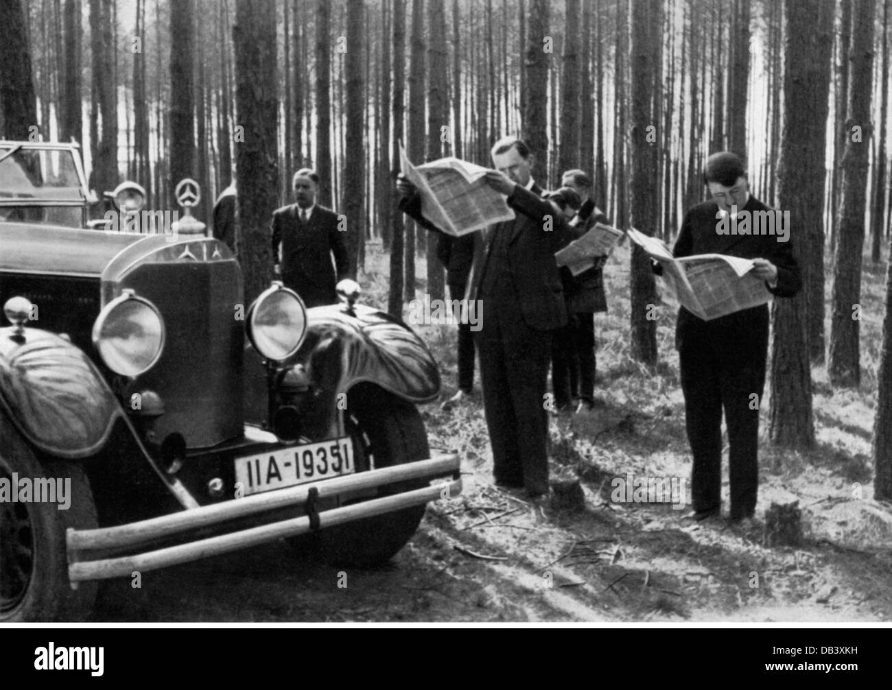Adolf Hitler Reading Newspaper High Resolution Stock Photography and ...