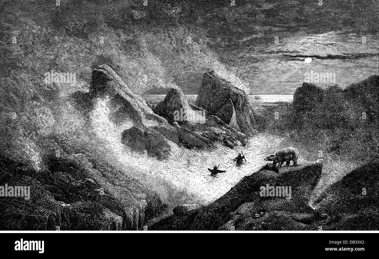 Payer, Julius, 1.9.1842 - 30.8.1915, Austrian arctic explorer ...