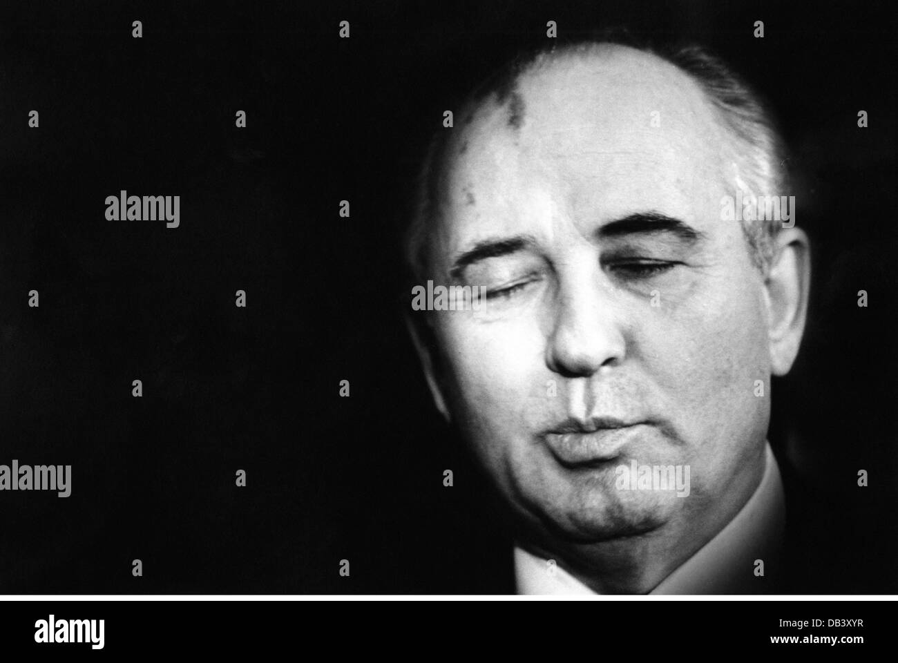 Mikhail gorbachev Black and White Stock Photos & Images - Alamy