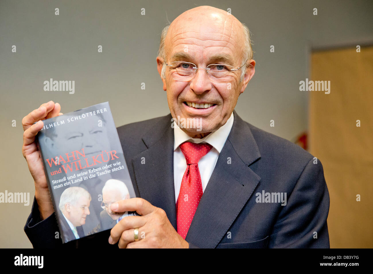 Author Wilhelm Schloetterer poses as part of the book launch for the ...