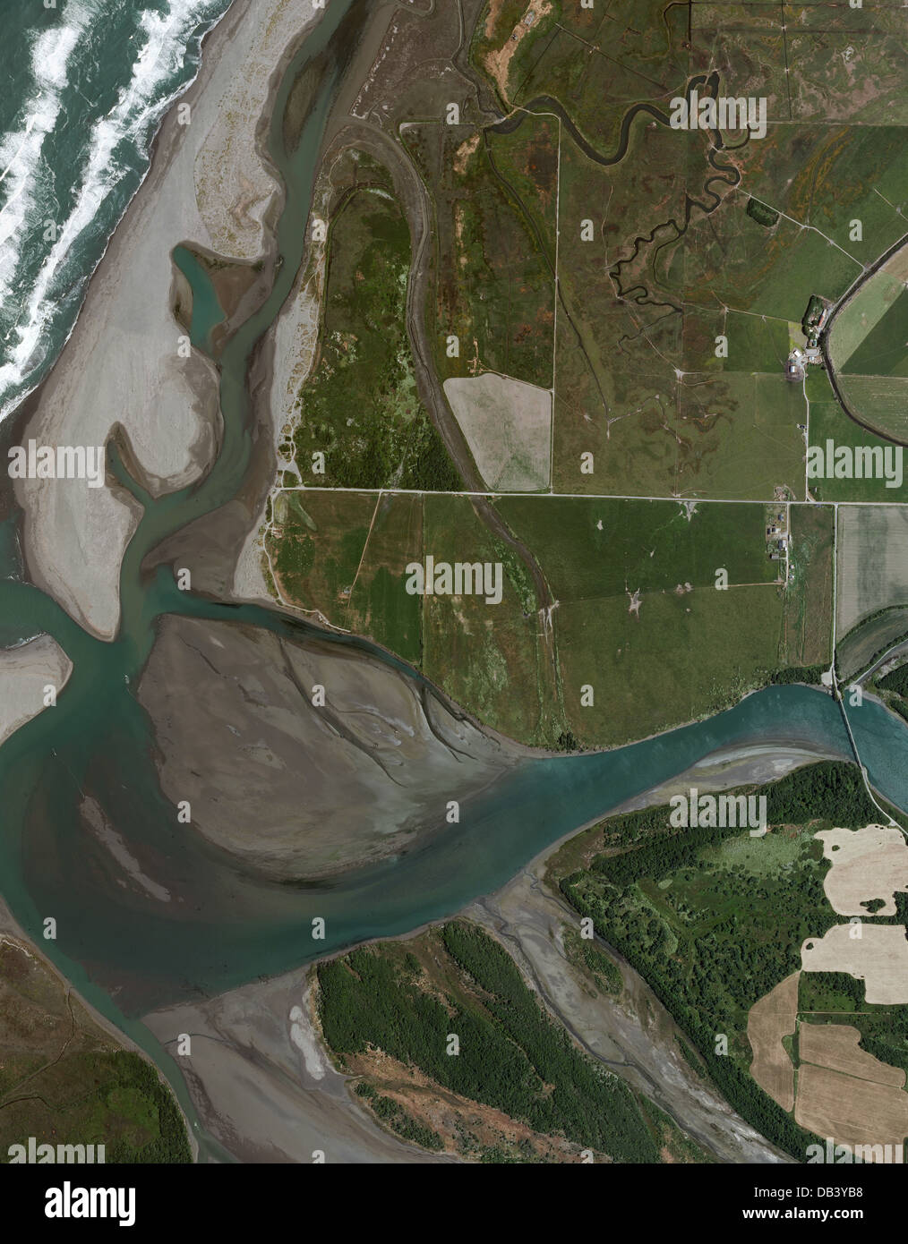 River delta satellite hi-res stock photography and images - Alamy