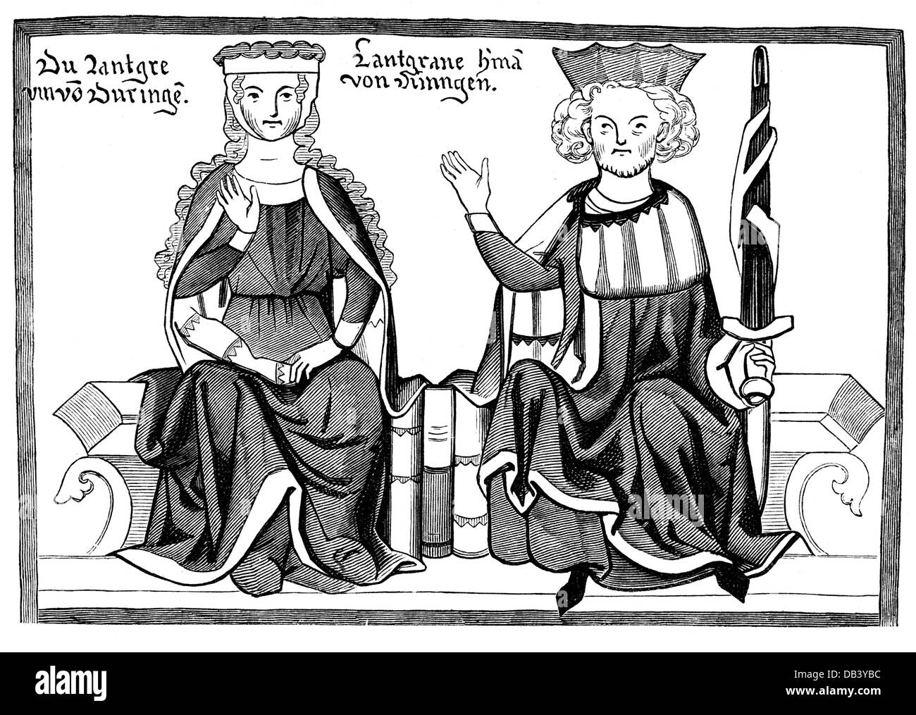 Minstrel middle ages hi-res stock photography and images - Alamy