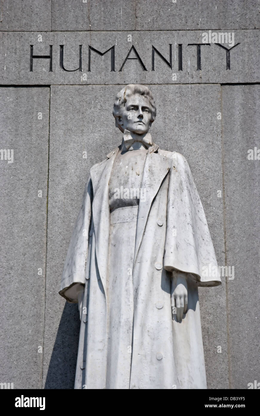 section of george frampton's commemorative statue to first world war ...