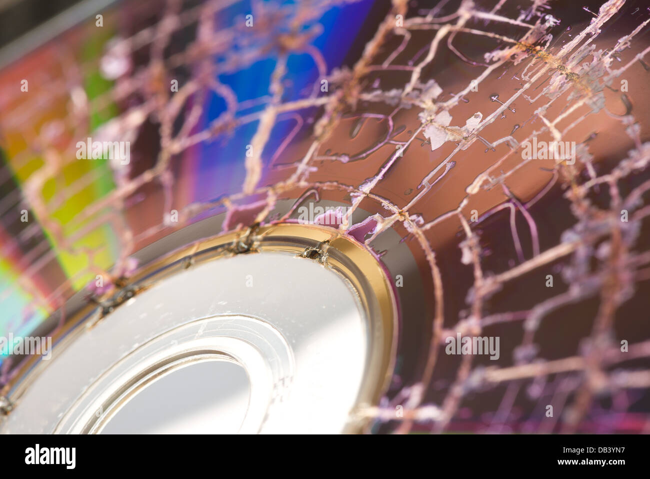 Edge of compact disc hi-res stock photography and images - Alamy