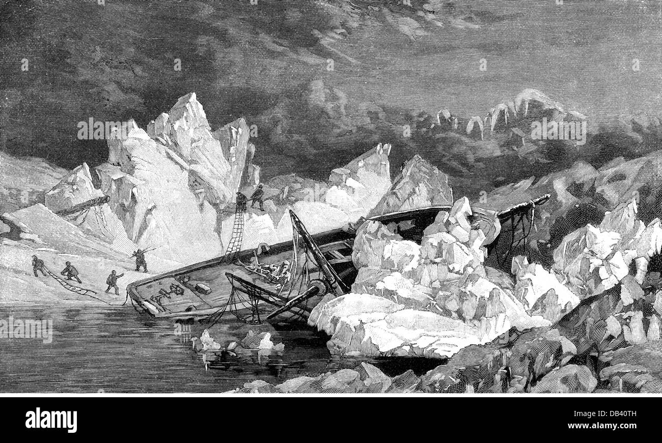 transport / transportation, navigation, sailing ship, wreck of the ...
