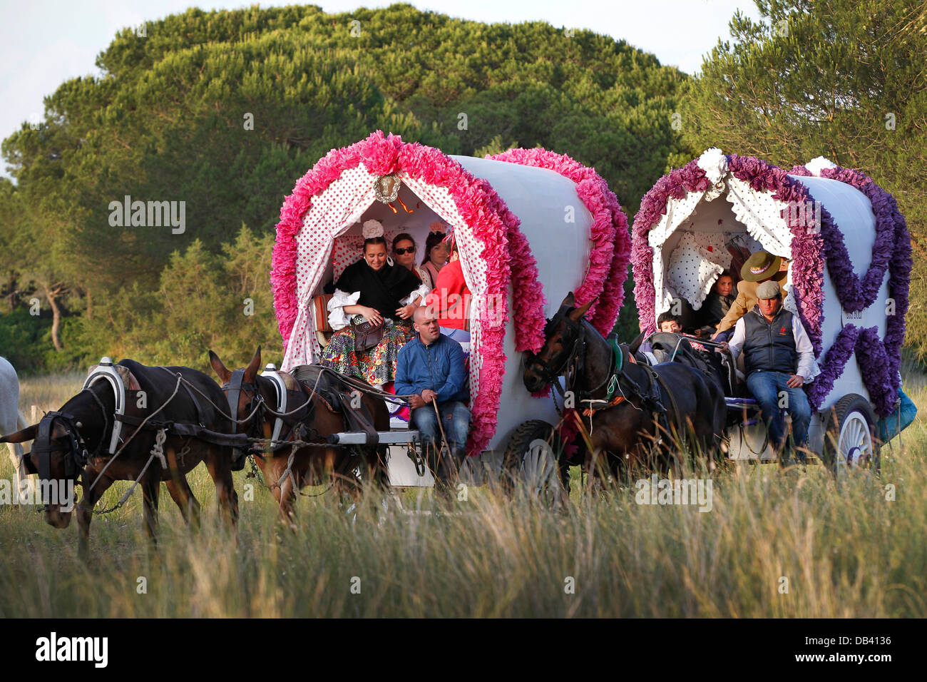 Horse Drawn Carts Wagons High Resolution Stock Photography and Images ...
