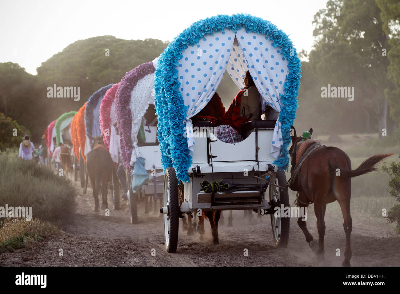 Horse Drawn Carts Wagons High Resolution Stock Photography and Images ...