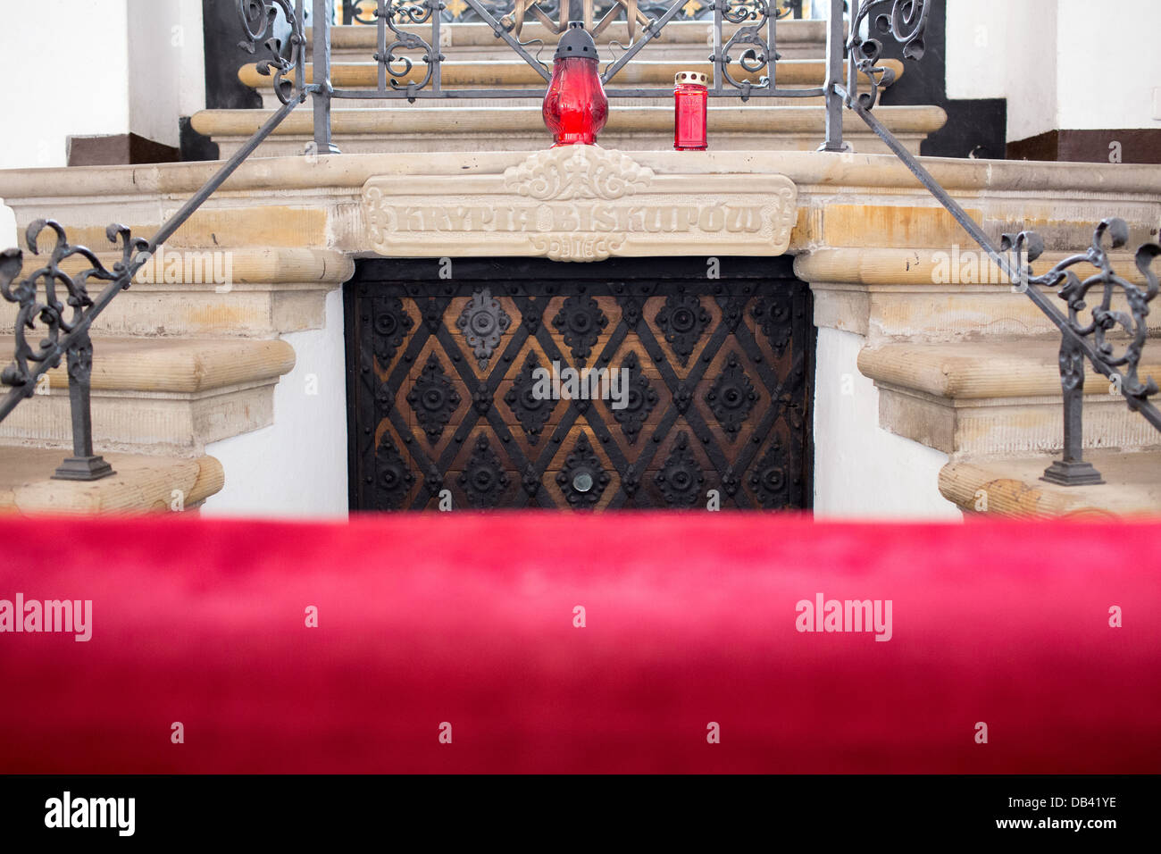 Details and architecture example in catholic church Stock Photo - Alamy