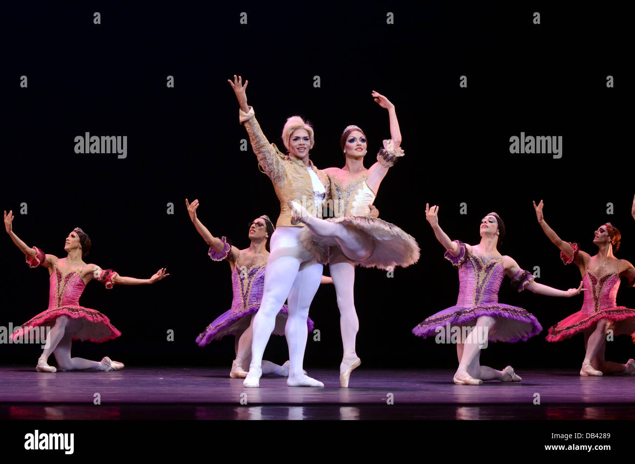 Duesseldorf, Germany. 23rd July, 2013. Ballerina Yakaterina Verbosovich ...