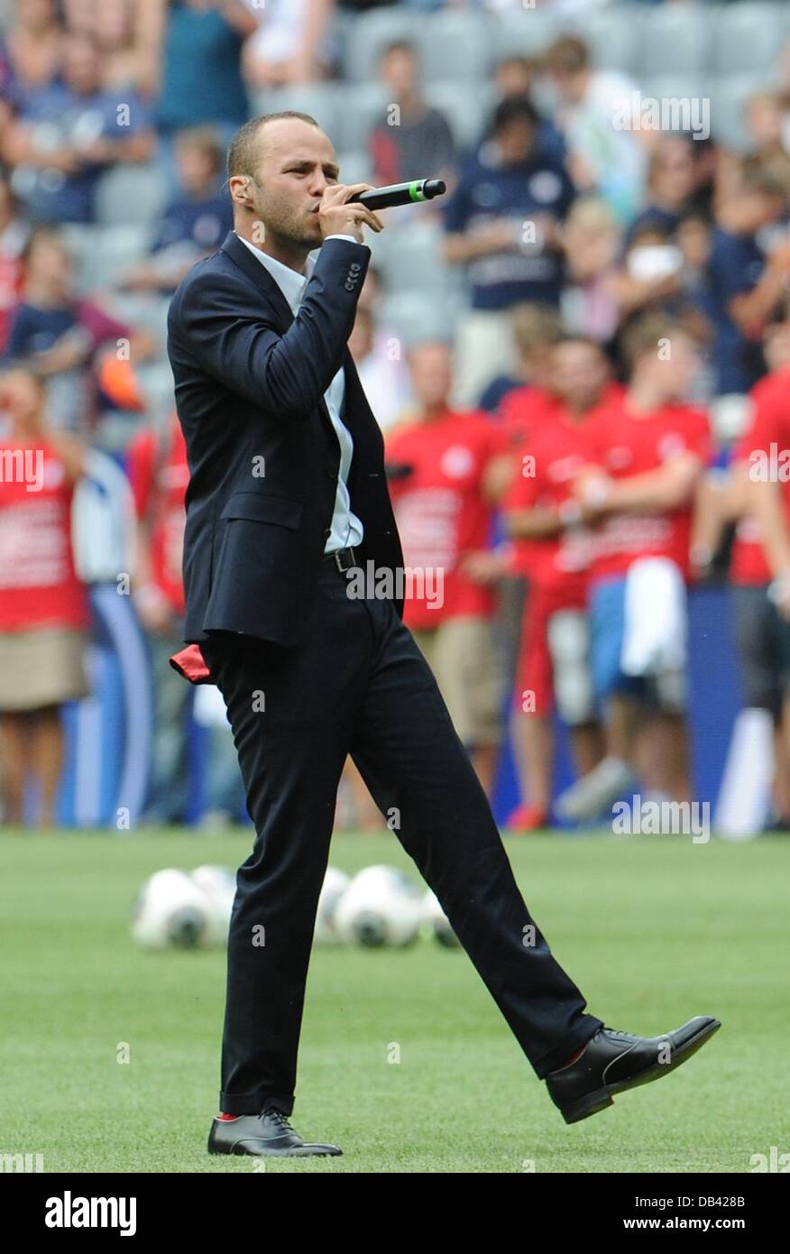 Munich, Germany. 23rd July, 2013. Singer Marlon Roudette performs ...