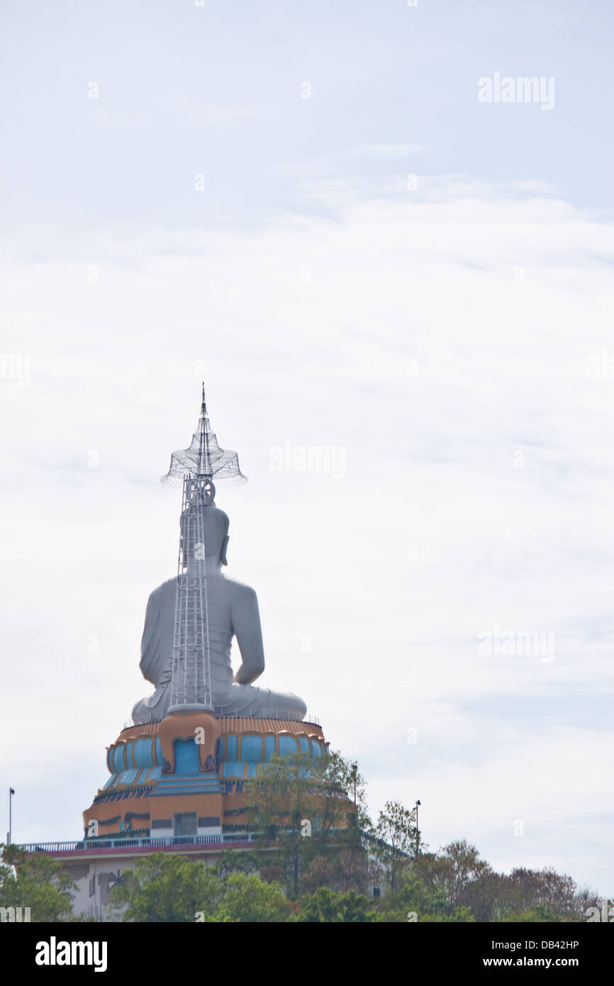 black of buddha statue in thailand Stock Photo - Alamy