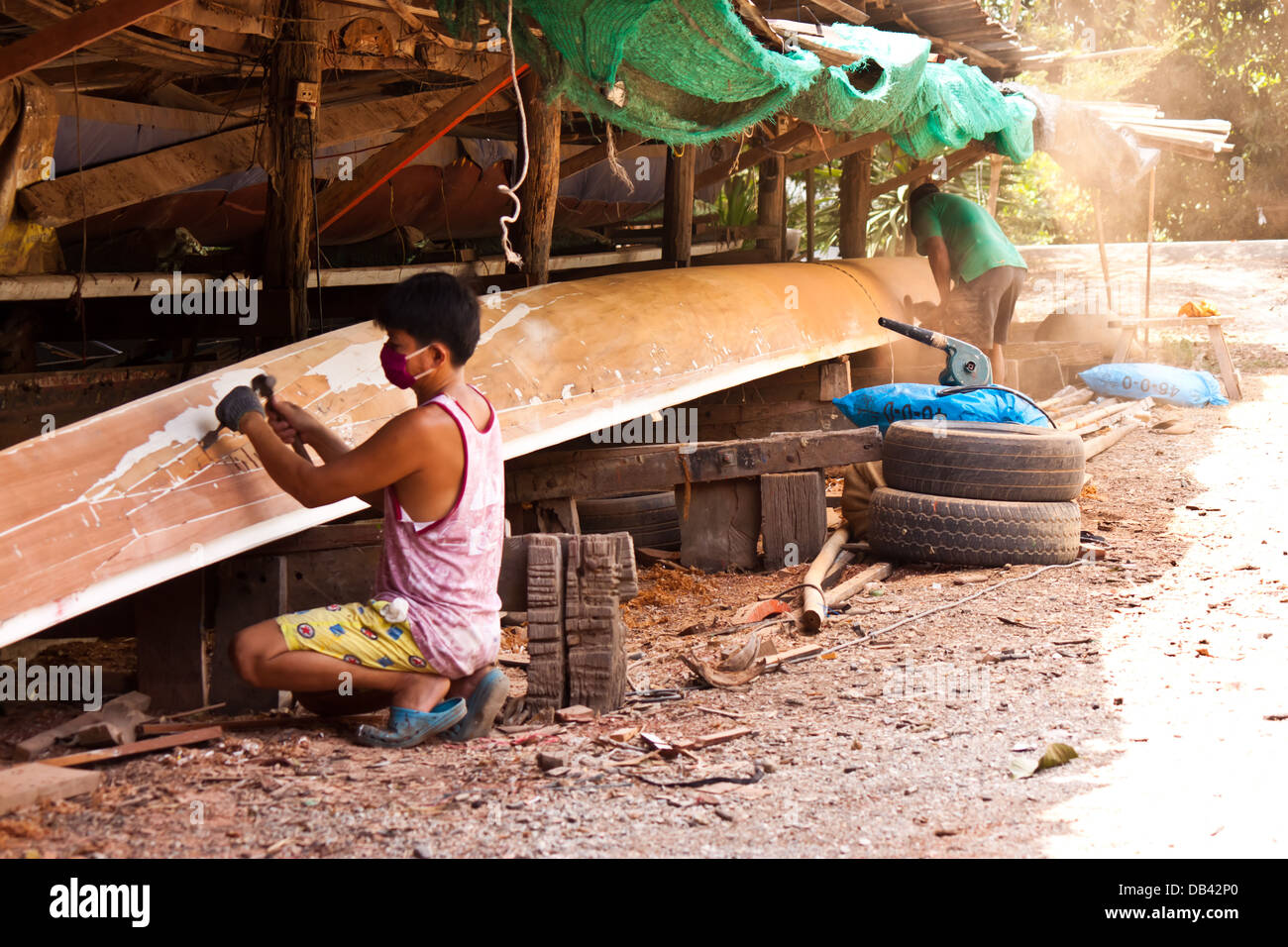 Boat building workshop hi-res stock photography and images - Alamy