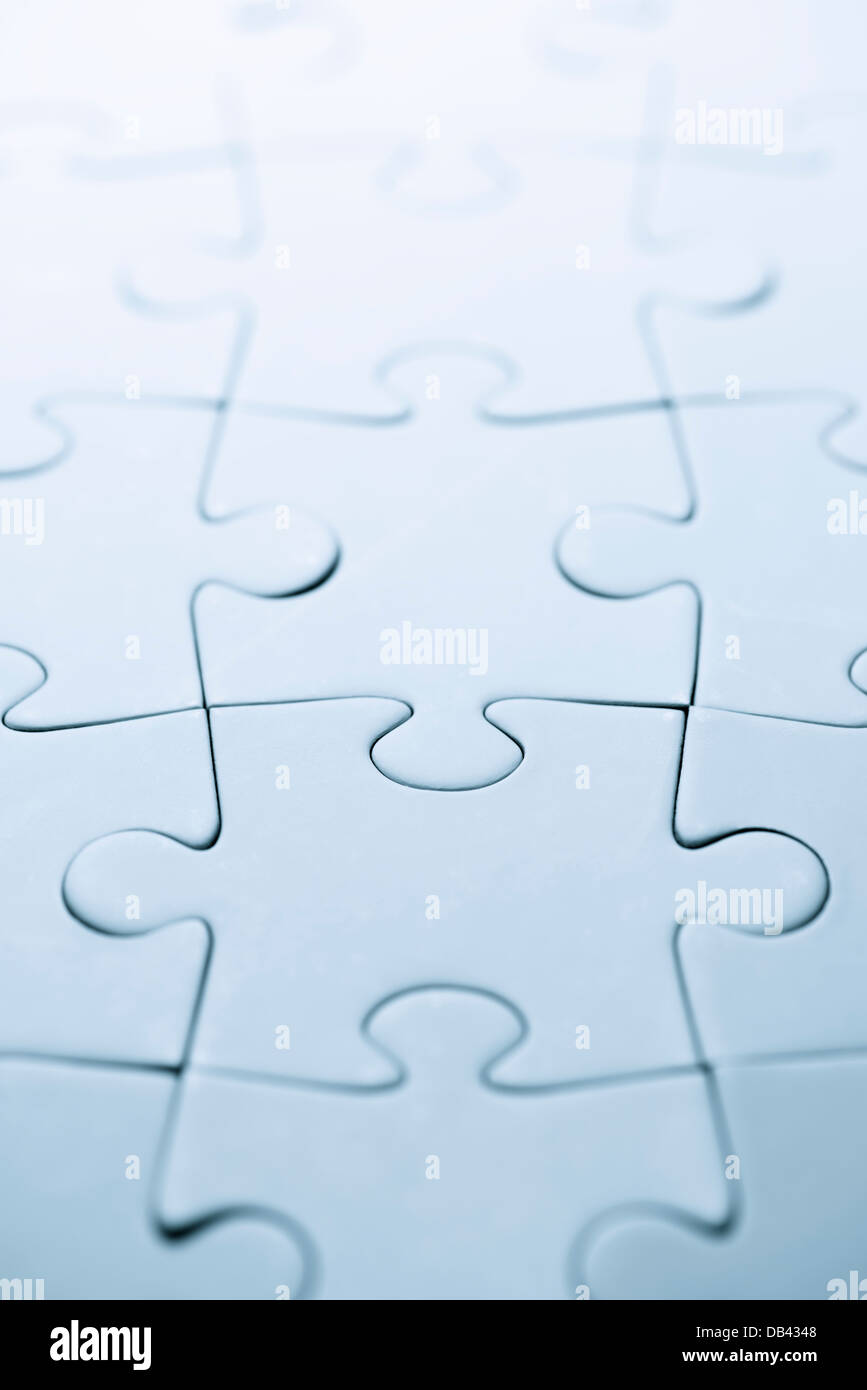 close up of the pieces of a puzzle Stock Photo - Alamy