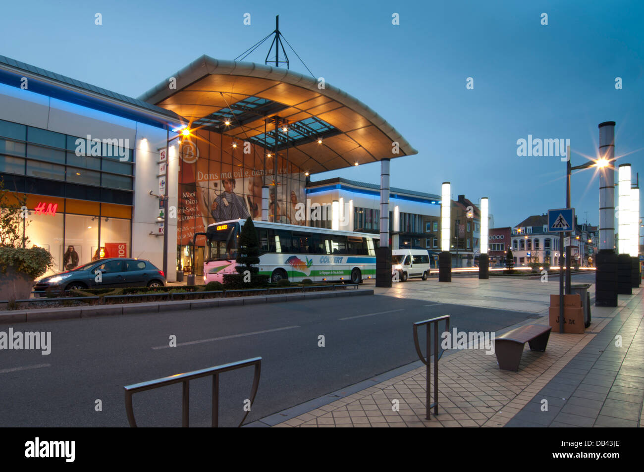 Europe, France, Nord pas de Calais, Calais shopping mall Stock Photo ...
