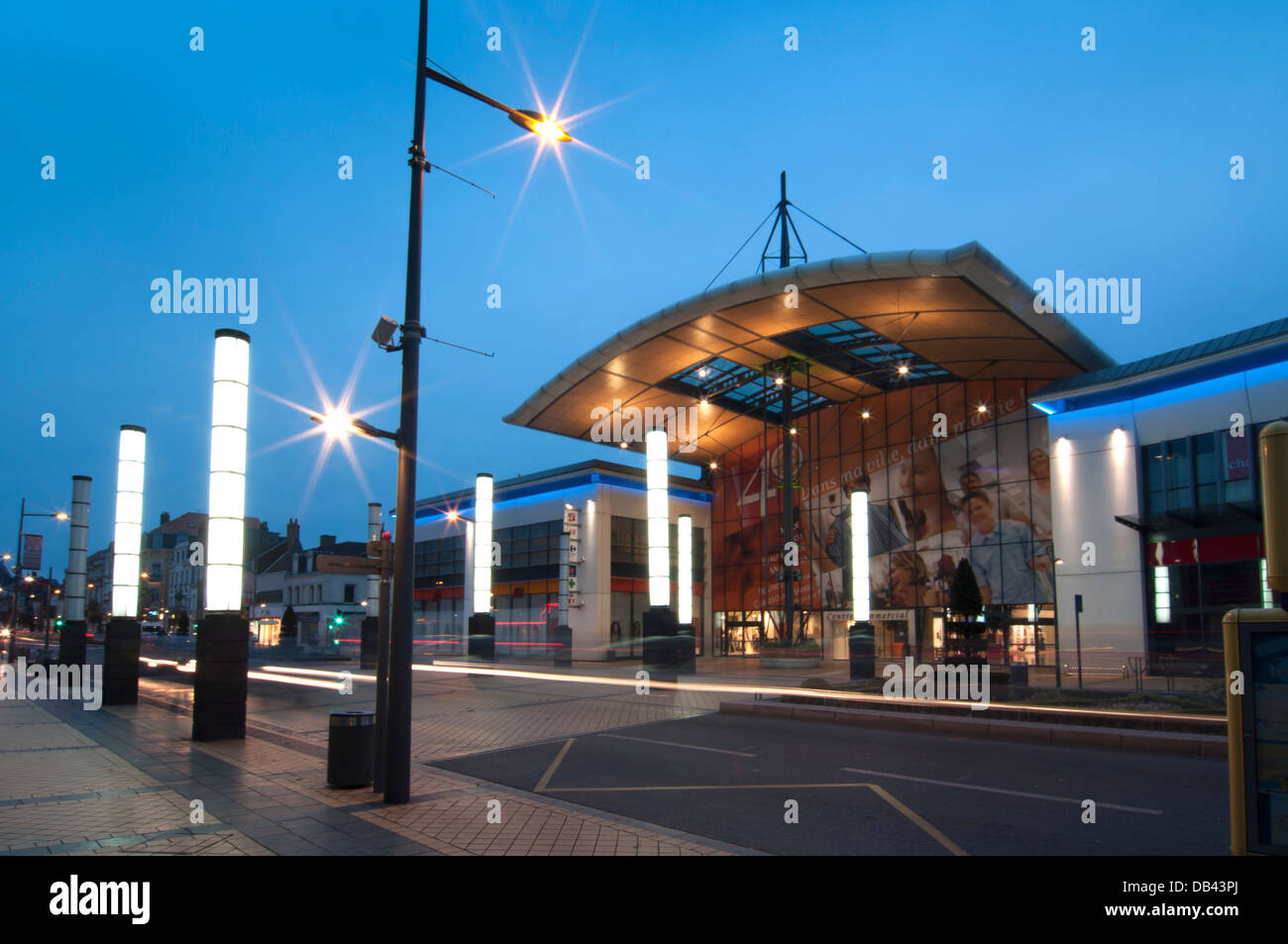 Europe, France, Nord pas de Calais, Calais shopping mall Stock Photo ...